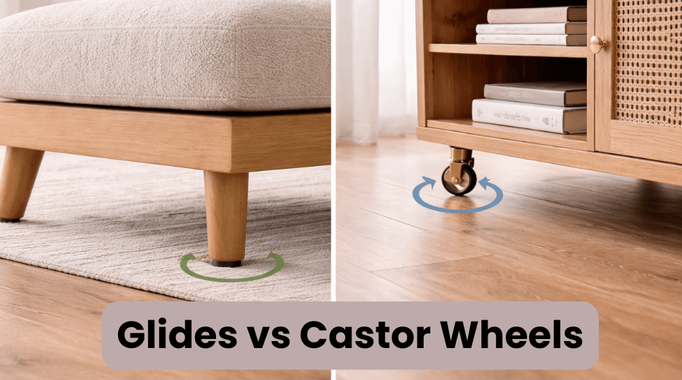 Furniture Glides or Castors: Which Should You Choose? – Heritage Components