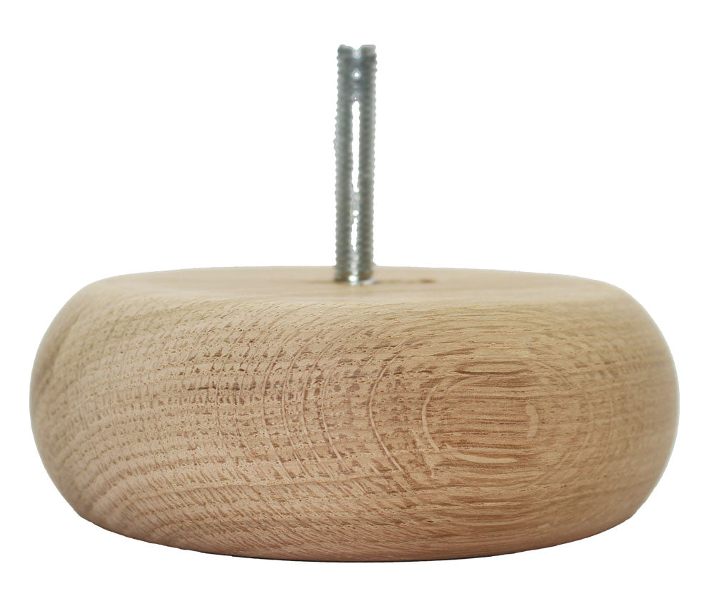 Large Oak Bun Feet Oak Timber Furniture Legs – Heritage Components