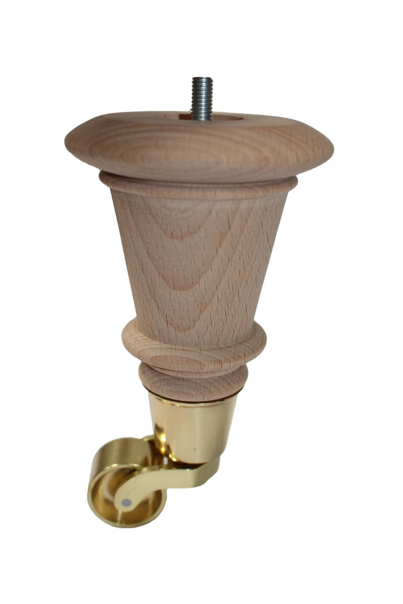 Faye Furniture Legs With Castors – Heritage Components