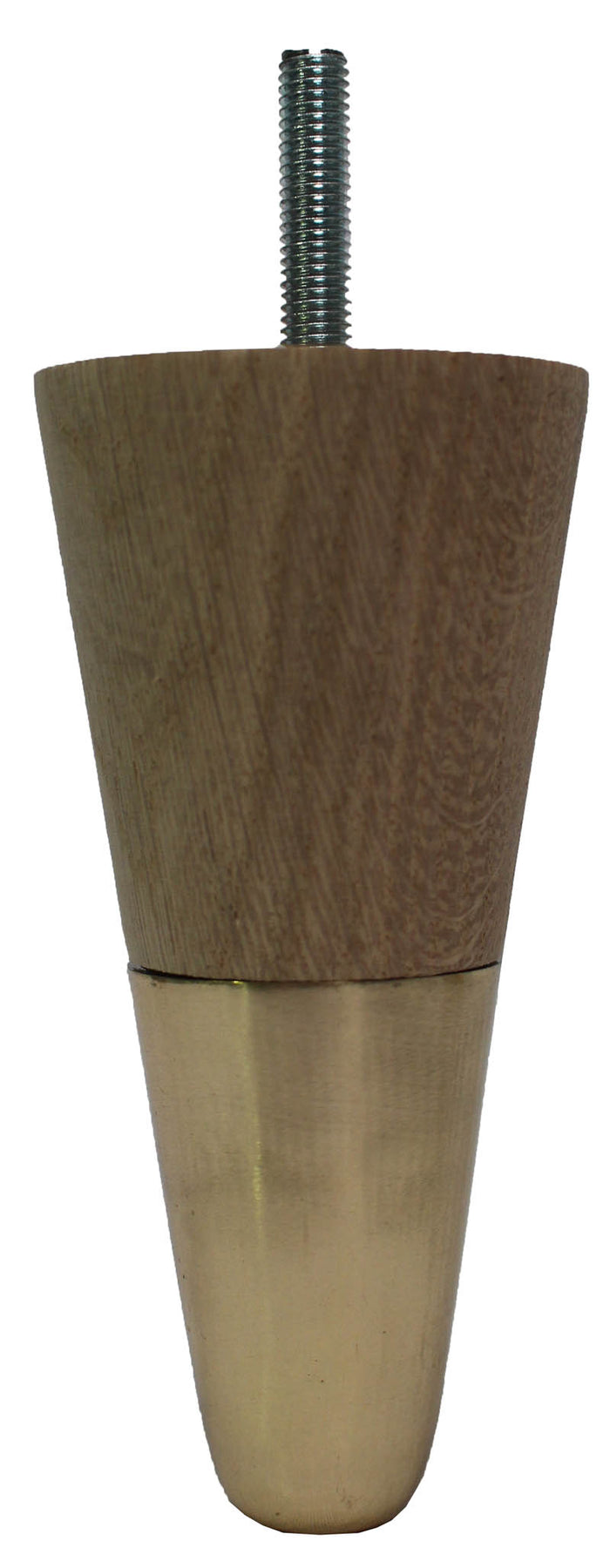 Jensine Solid Oak Furniture Legs with Brass Slipper Cups – Heritage ...